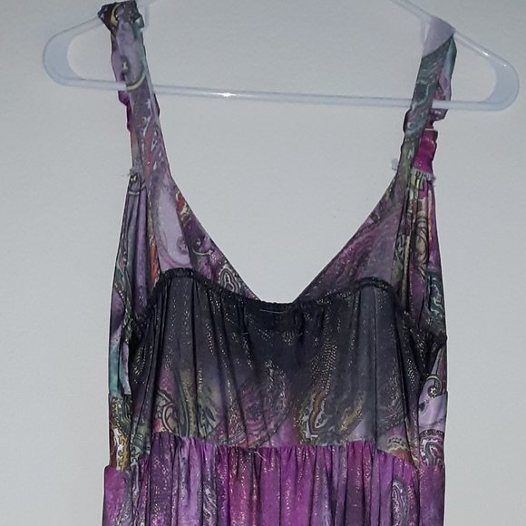 Nf | Dresses | Womans Purple Print Dress Nf | Poshmark